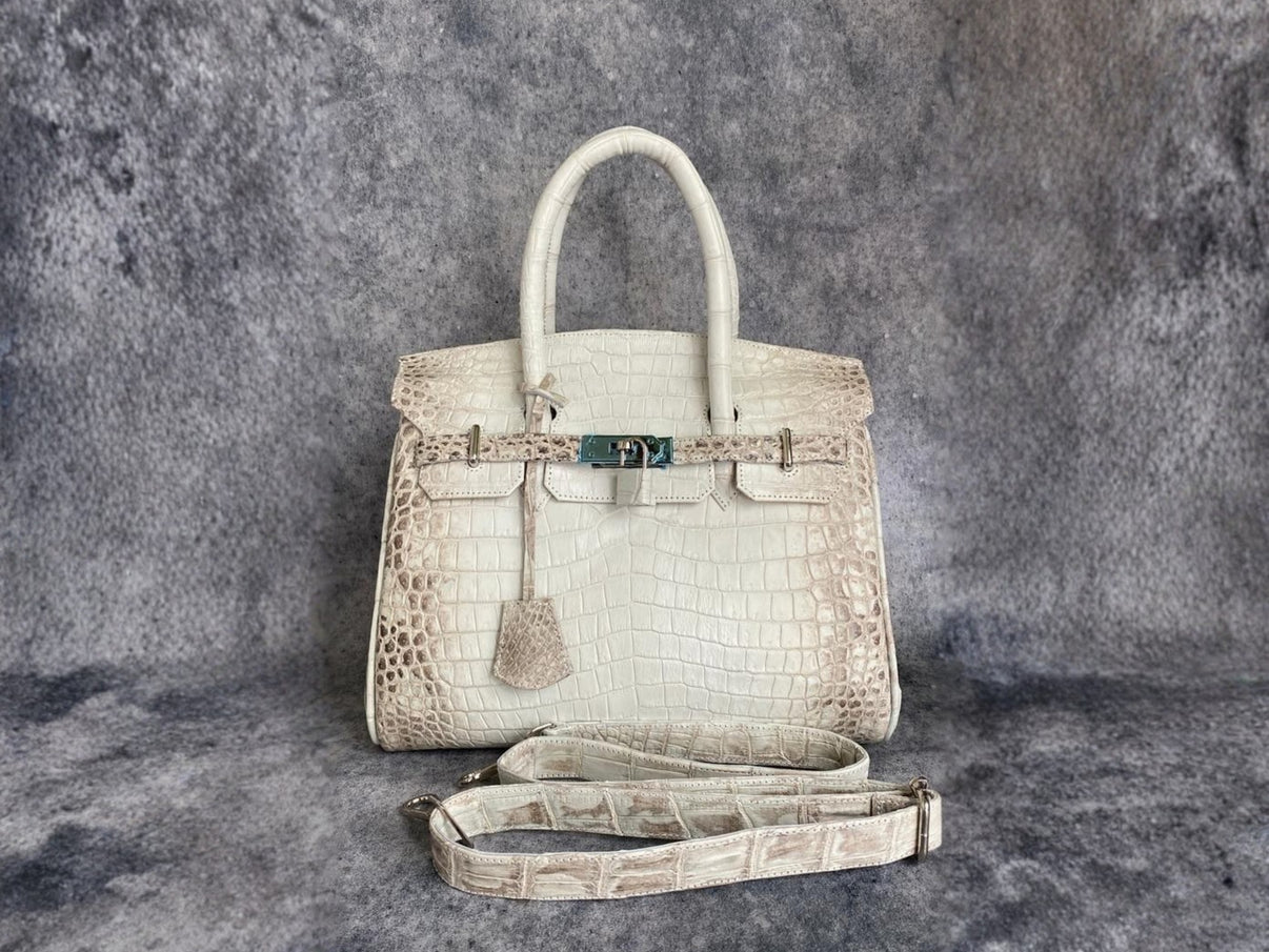 Himalayan Crocodile Birkin Bag | LFM Fashion