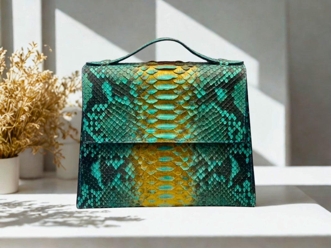 Python Jacket - Snakeskin Jacket - Python Bag by LFM Fashion