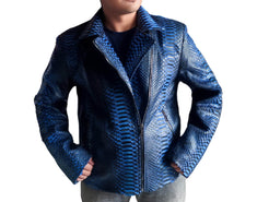 How should you wear a python leather jacket? - Python Jacket by LFM