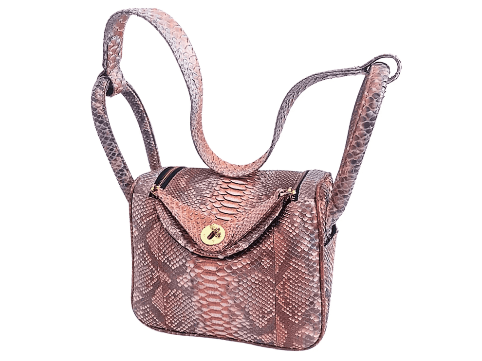 Hermes Snakeskin Lindy Bag 25 Python Jacket by LFM Fashion