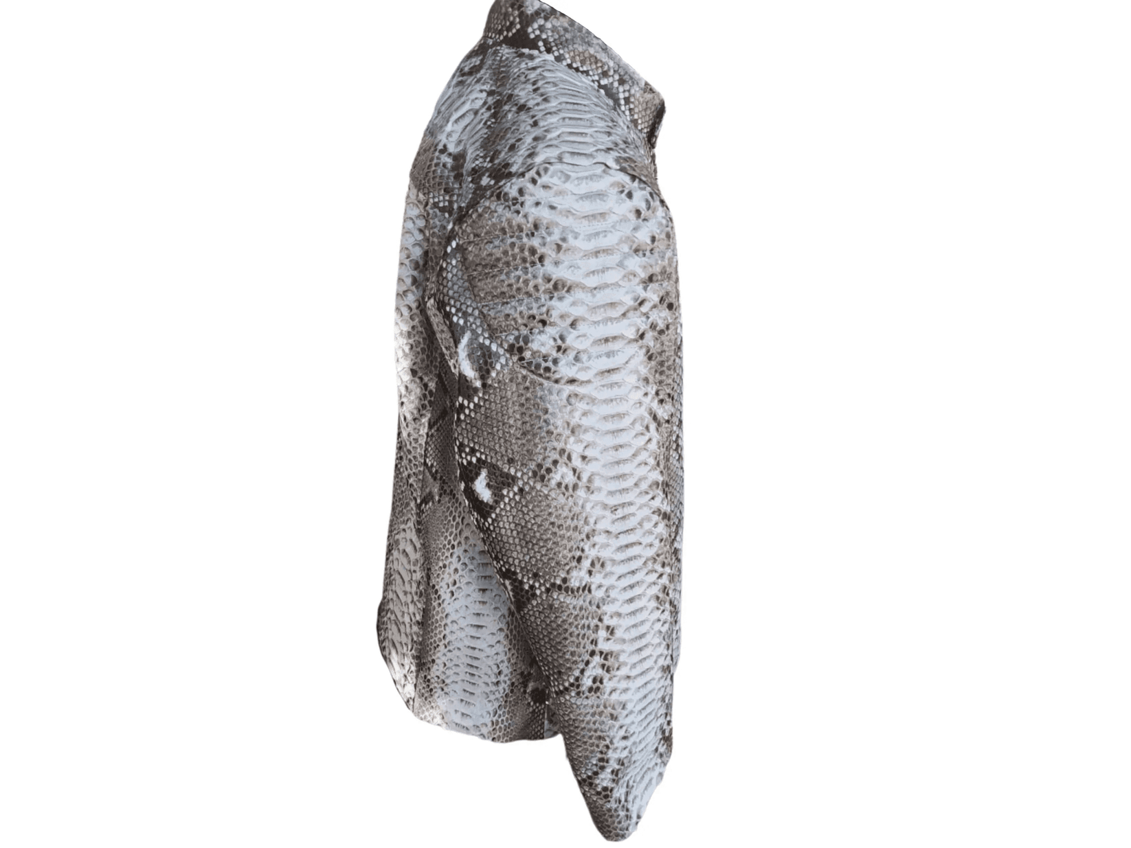 Mens Snakeskin Quilt Jacket | Python Jacket by LFM Fashion