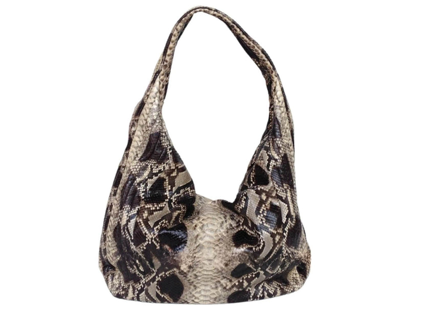 Snakeskin Hobo Handbag | Python Jacket by LFM Fashion