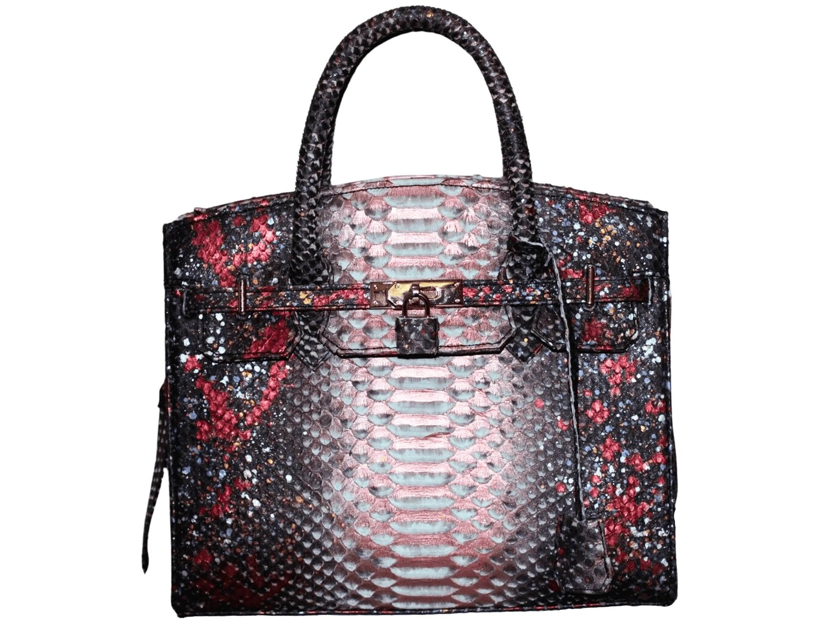 Snakeskin Kelly Bag 28 Python Jacket by LFM Fashion