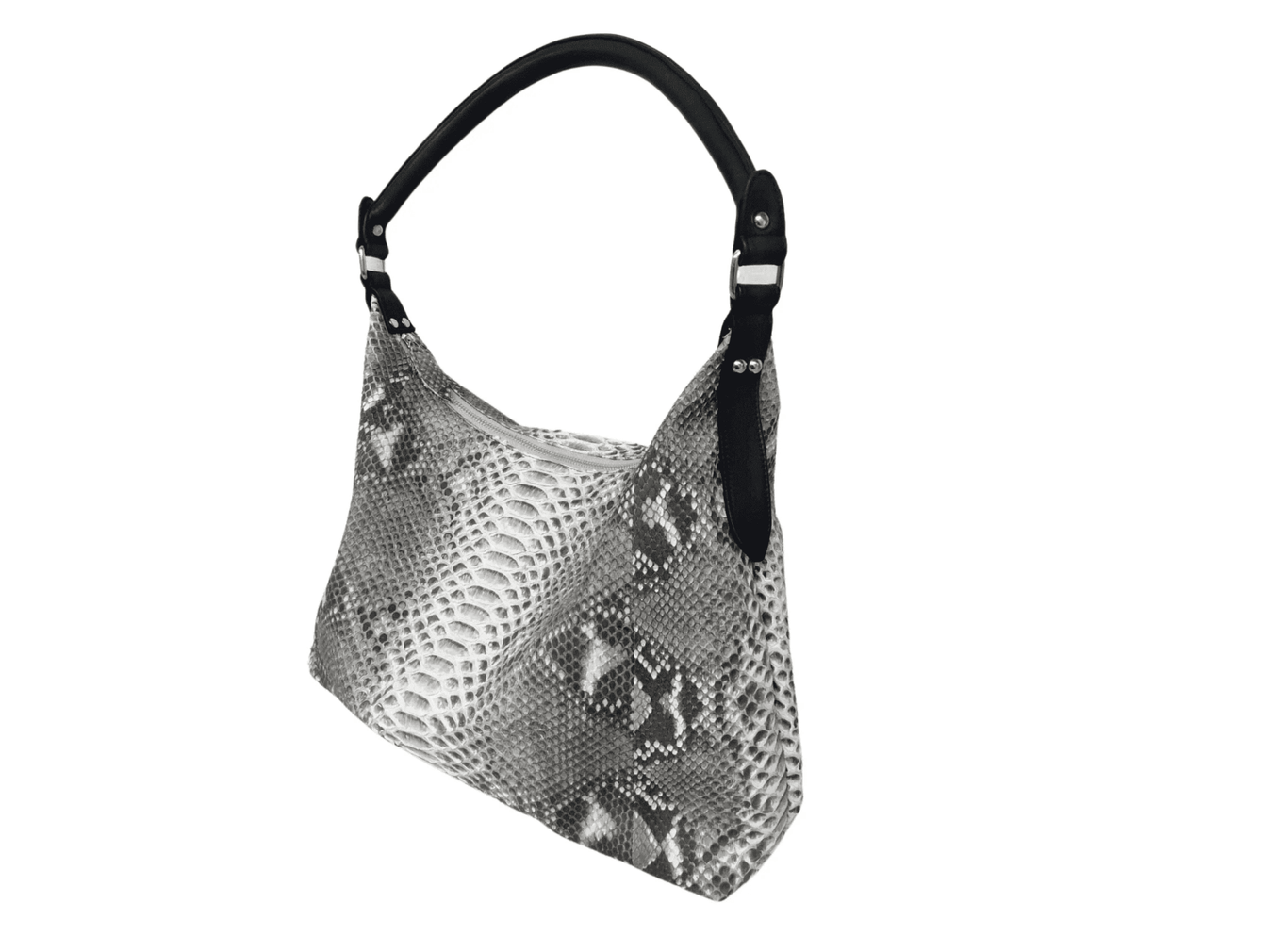 Snakeskin Shoulder Bag Python Jacket by LFM Fashion